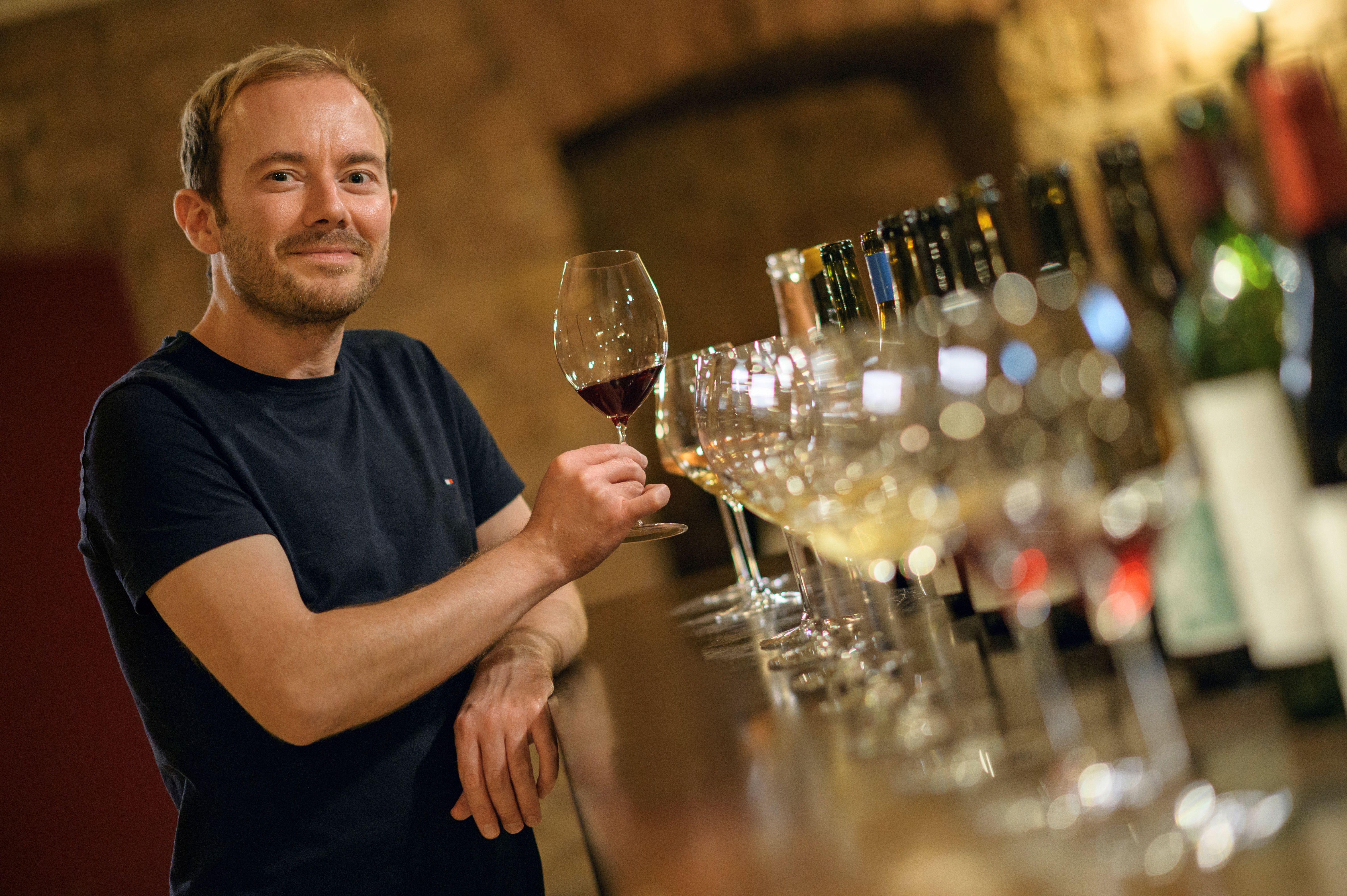 Sommelier-Redakteur Christoph Nicklas beim Weintreff 2025 - Remstal ...
